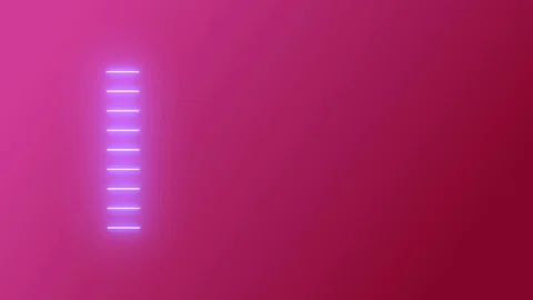 Retro neon lines animation on pink backg... | Stock Video | Pond5