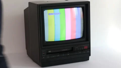 Old Crt Tv Stock Footage ~ Royalty Free Stock Videos | Pond5