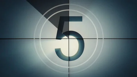 Old Film Reel Countdown Stock Video Footage | Royalty Free Old Film ...