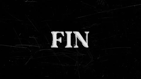 Retro Outro - FIN. A re-created film fra... | Stock Video | Pond5