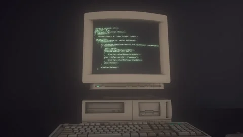 Old Pc Stock Footage ~ Royalty Free Stock Videos | Pond5