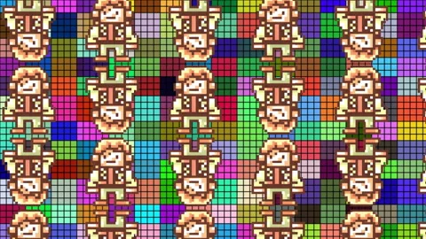 Retro Pixel Game Character Animation | Stock Video | Pond5