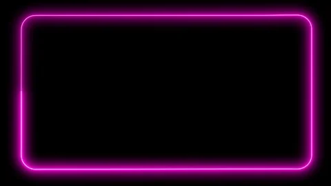 Retro sign template with a pink neon fra... | Stock Video | Pond5