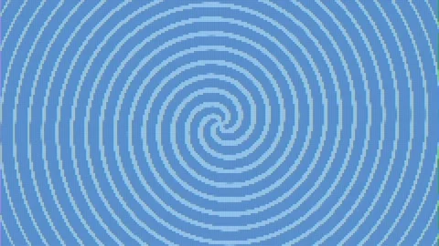 Retro Style Hypnotic Rotating Spiral wit... | Stock Video | Pond5