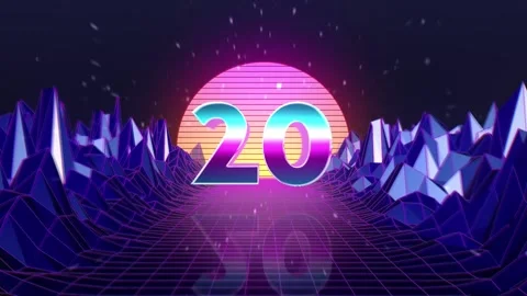 After Effects: Retro Style New Year Countdown #219757657