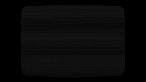 Retro Television Screen Overlay 2 | Stock Video | Pond5
