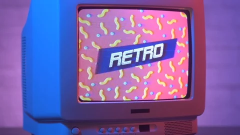 Old Crt Tv Stock Footage ~ Royalty Free Stock Videos | Pond5