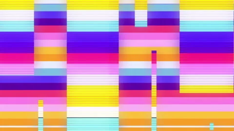Retro Tv color bars pixel creative backg... | Stock Video | Pond5