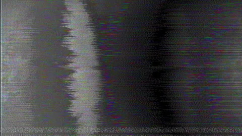 Retro TV Screen Effect with VHS Damage a... | Stock Video | Pond5