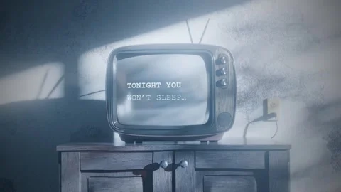 Retro TV Screen Template – Thunderstorm Horror VHS Look - After Effects ...