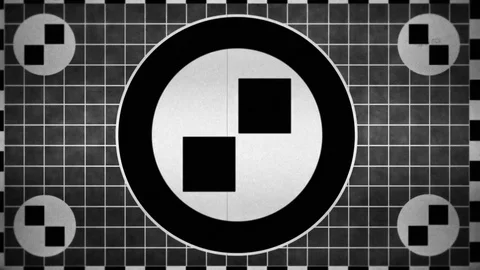Retro TV Test Card - Filmleader, Pop Art | Stock Video | Pond5