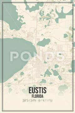 Where Is Eustis Florida On A Map Map Of Eustis City, Florida Thong