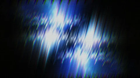 Retro VHS razor sharp waves with hipster... | Stock Video | Pond5