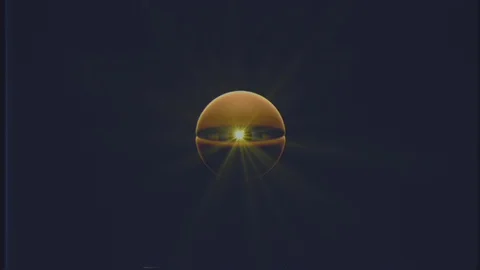 retro VHS TV blue eye with yellow light ... | Stock Video | Pond5