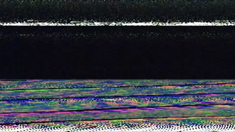 Retro VHS TV Static Glitches 4K Video Ov... | Stock Video | Pond5
