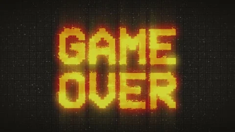 Retro Game Screen Stock Footage ~ Royalty Free Stock Videos | Pond5