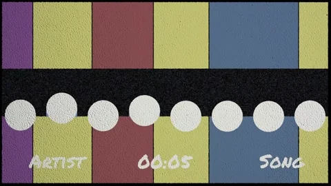 Retro Wall Music Visualizer ~ After Effects #139646738