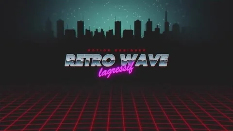 After Effects Template: Retro Wave Intro v2 #247200658
