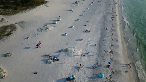 Reveal of Clearwater Beach and Scenery, ... | Stock Video | Pond5