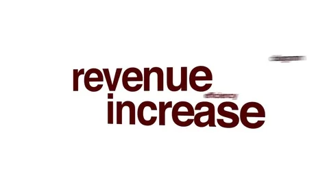 Revenue increase animated word cloud, te... | Stock Video | Pond5
