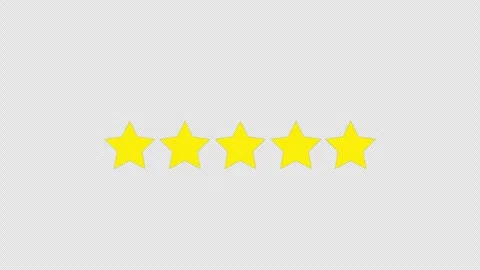 Review star rating icon animation loop m... | Stock Video | Pond5