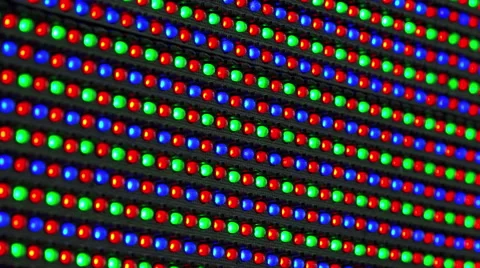 RGB LED Display as Technology Background | Stock Video | Pond5