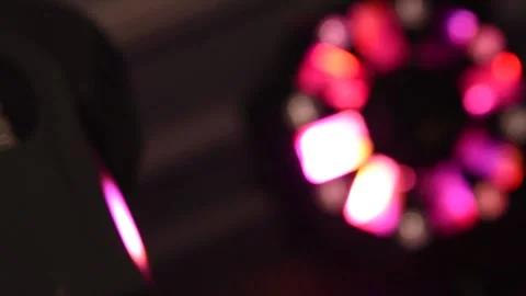 RGB lens flare, colorful lights | Stock Video | Pond5