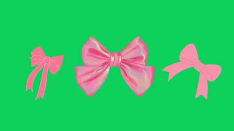Ribbon and bow icon 4K animation with gr... | Stock Video | Pond5