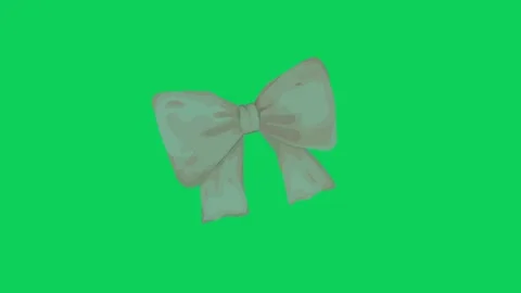 Ribbon and bow icon 4K animation with gr... | Stock Video | Pond5