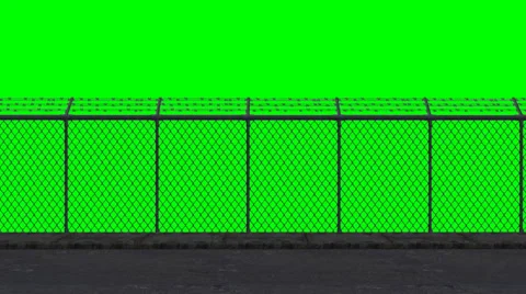 Fence Green Screen Stock Video Footage | Royalty Free Fence Green ...