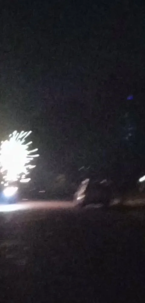 Rider Celebrates with Helmet Mounted Spa... | Stock Video | Pond5