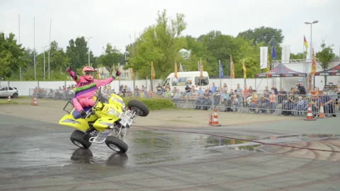 Rider Showing Thumbs Up With Two Hands W... | Stock Video | Pond5