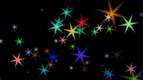Ridged Colored Stars Popping Up Seamless... | Stock Video | Pond5