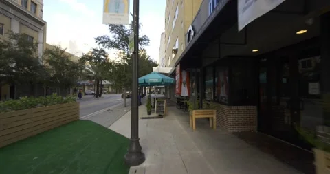 Downtown Sidewalk Stock Footage ~ Royalty Free Stock Videos | Pond5
