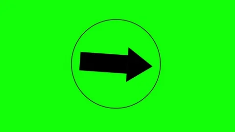 Right arrow pointing graphic animation. ... | Stock Video | Pond5