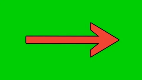 Right Arrow sign symbol animation motion... | Stock Video | Pond5