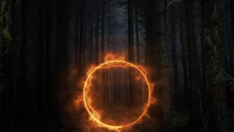 Ring Of Fire Green Screen Stock Footage ~ Royalty Free Stock Videos | Pond5