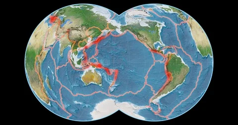 Ring Of Fire Map Stock Videos – Royalty-Free HD & 4K Videos | Pond5