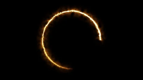 Ring of Fire Seamless Loop 4K Animation | Stock Video | Pond5
