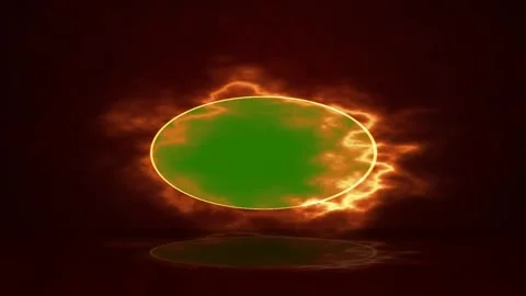 Ring Of Fire Green Screen Stock Footage ~ Royalty Free Stock Videos | Pond5
