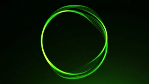 Ring lines pulsating on isolated backgro... | Stock Video | Pond5