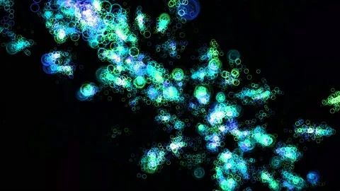 Ring shape Particle Animation Motion Gra... | Stock Video | Pond5