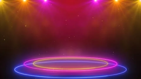 ring of spotlight effect green screen ba... | Stock Video | Pond5