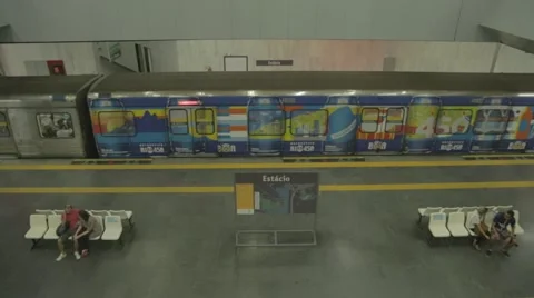 Rio de Janeiro Subway (Metrô) - Estác... | Stock Video | Pond5