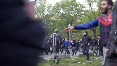 Violence Crowd Stock Videos – Royalty-Free HD & 4K Videos