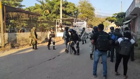 A riot in a prison in Acapulco leaves at... | Stock Video | Pond5