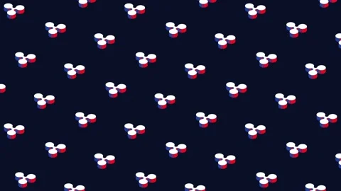 Ripple isometric symbols in animated pat... | Stock Video | Pond5