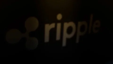 Ripple logo XRP Cryptocurrency. Ripple i... | Stock Video | Pond5