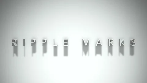 ripple marks 3D title animation with sha... | Stock Video | Pond5