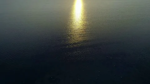 rippling water surface shining sun refle... | Stock Video | Pond5